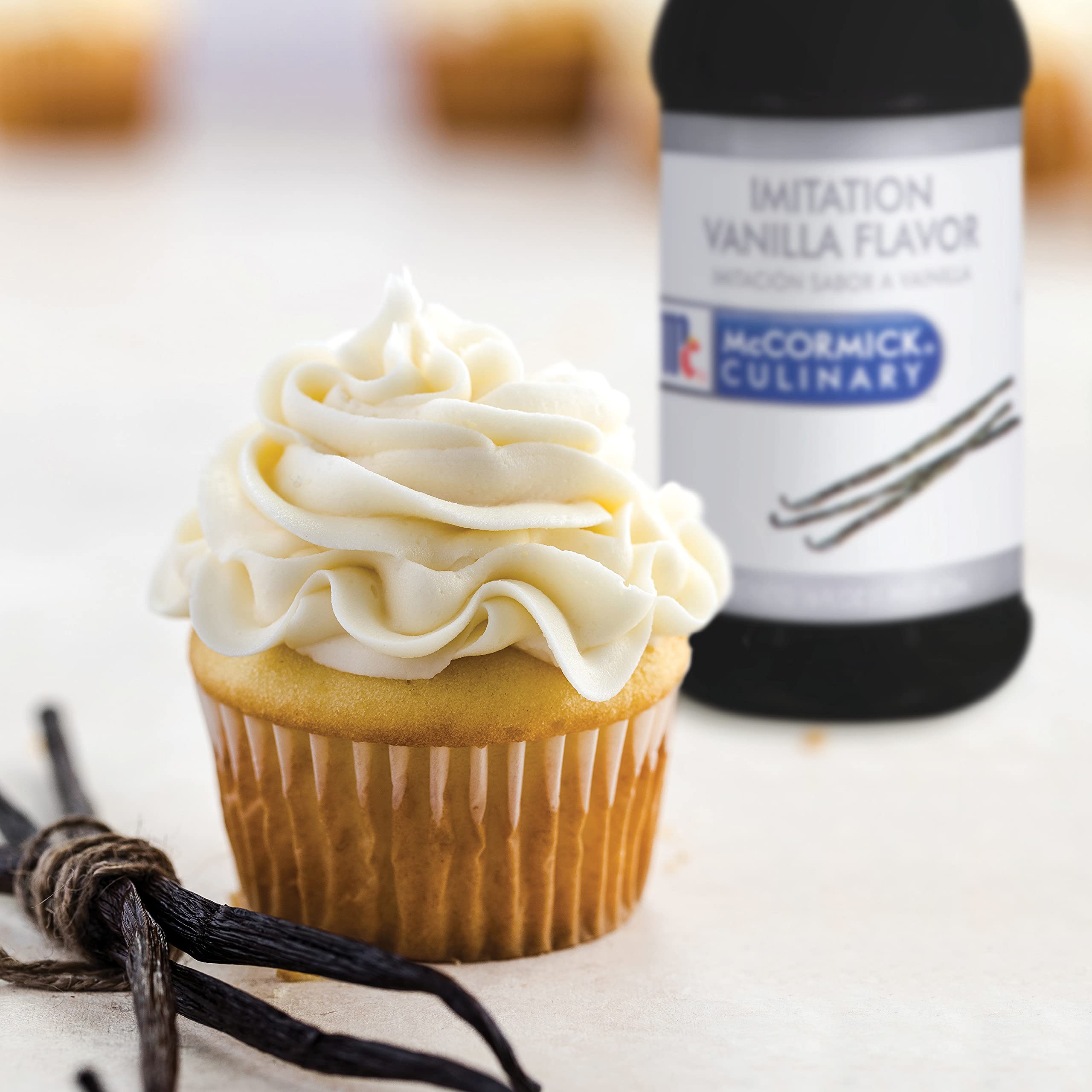 McCormick Culinary Imitation Vanilla Flavoring, 32 fl oz - One 32 Fluid Ounce Bottle of Imitation Vanilla Extract for Baking, Best for Cakes, Frostings, Desserts and More