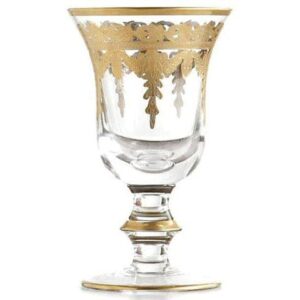 arte italica vetro gold water/wine glass