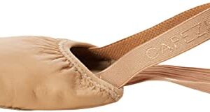 Capezio womens Leather Pirouette Ii Dance Shoe, Nude, Large US