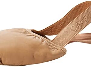 Capezio womens Leather Pirouette Ii Dance Shoe, Nude, Large US