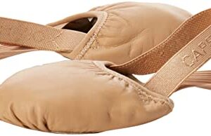 Capezio womens Leather Pirouette Ii Dance Shoe, Nude, Large US