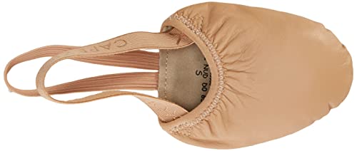 Capezio womens Leather Pirouette Ii Dance Shoe, Nude, Large US