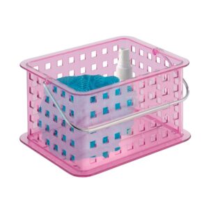 interdesign zia basket, small, hot pink