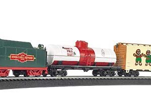 Bachmann Trains - Jingle Bell Express Ready To Run Electric Train Set - HO Scale