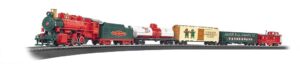 bachmann trains - jingle bell express ready to run electric train set - ho scale