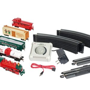 Bachmann Trains - Jingle Bell Express Ready To Run Electric Train Set - HO Scale