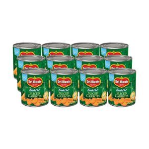 del monte sliced carrots, 8.25 ounce (pack of 12)