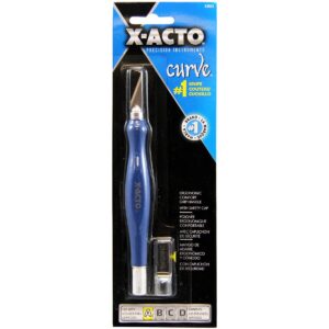 ELMERS X-Acto Curve Knife with Cap, Blue (X3035Q)