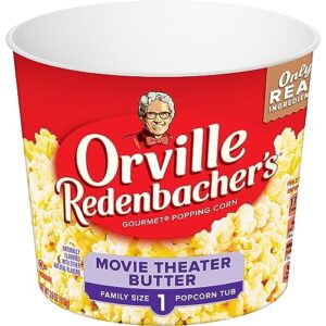 orville redenbacher's movie theater butter popcorn tub, 3.9 ounce