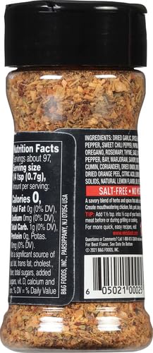 Dash Salt-Free Grilling Blend, Chicken, 2.4 Ounce