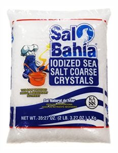 sal bahia iodized sea salt coarse crystals 35.27oz