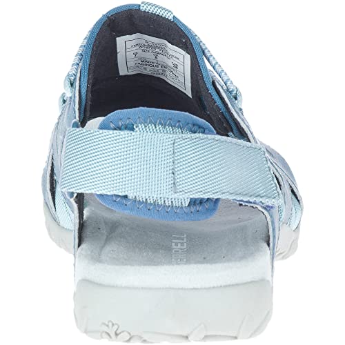 Merrell Women's Terran RAKE Backstrap Sandal, Bluestone, 7