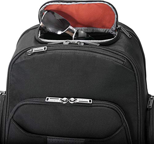 EVERKI Versa 2 Premium Business 14.1-Inch / MacBook Pro 15 Backpack, Ballistic Nylon, Travel Friendly (EKP127B) , Black