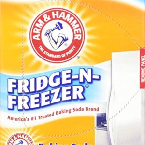 Arm & Hammer Fridge-N-Freezer Baking Soda Odor Absorber, 14 Ounces (Pack of 6)