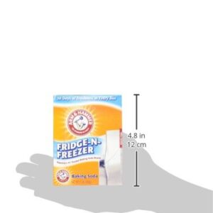 Arm & Hammer Fridge-N-Freezer Baking Soda Odor Absorber, 14 Ounces (Pack of 6)