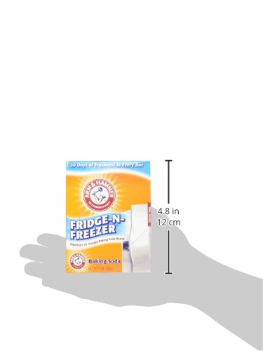 Arm & Hammer Fridge-N-Freezer Baking Soda Odor Absorber, 14 Ounces (Pack of 6)