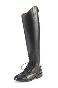 equistar women's all-weather synthetic field equastrian riding boot, black, 9 x-wide