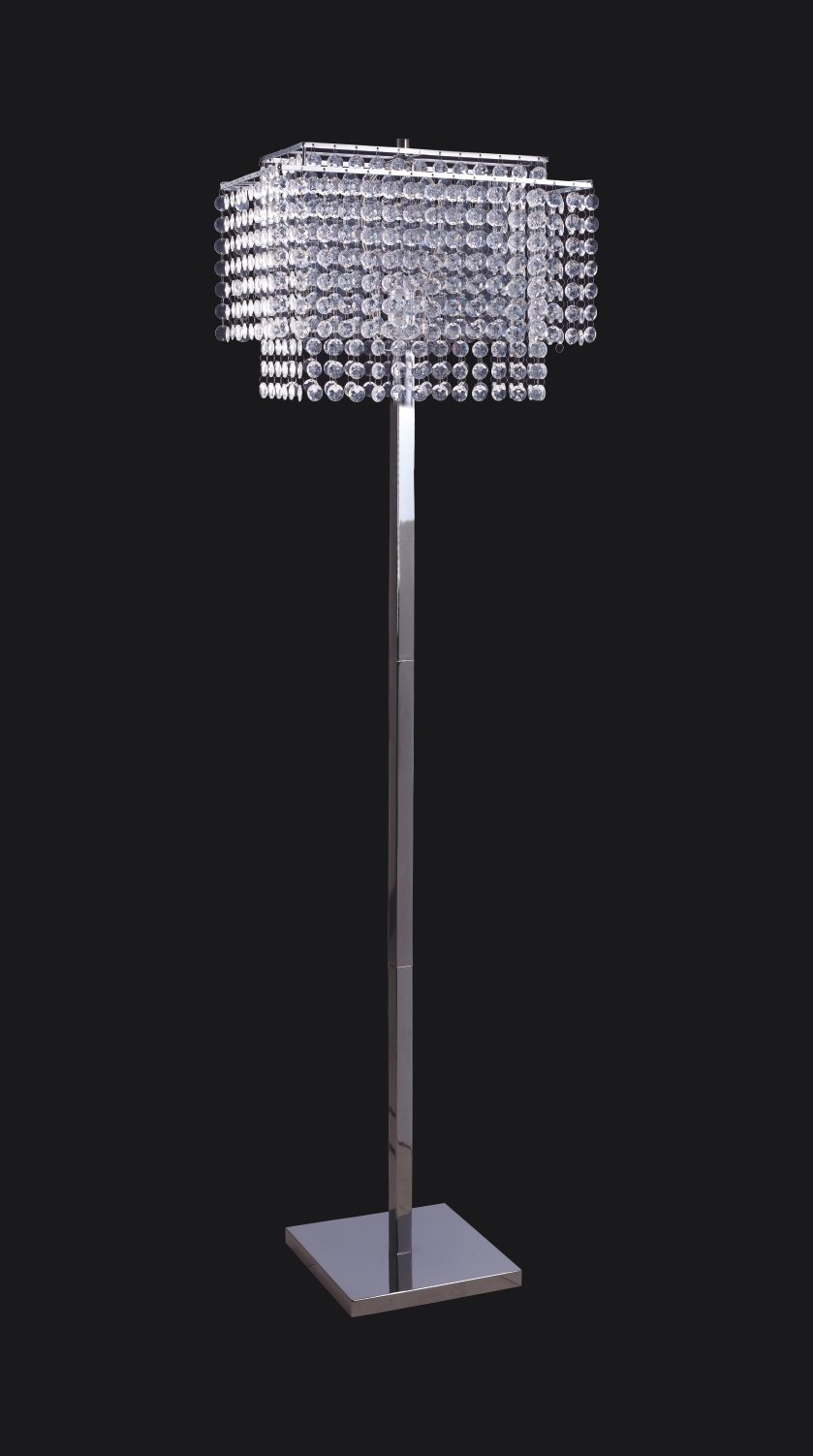 Crystal Standing Floor Lamp Light Classic Modern Lighting 6832