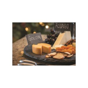 slate lazy susan serving set