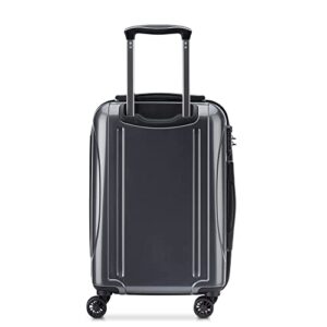 DELSEY Paris Helium Aero Hardside Expandable Luggage with Spinner Wheels, Titanium, Carry-On 19 Inch