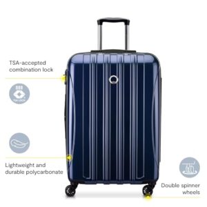 DELSEY Paris Helium Aero Hardside Expandable Luggage with Spinner Wheels, Titanium, Carry-On 19 Inch