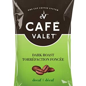 Café Valet Single Serve Individually Wrapped Coffee Packs, Decaf 100% Arabica Coffee, 84 Count