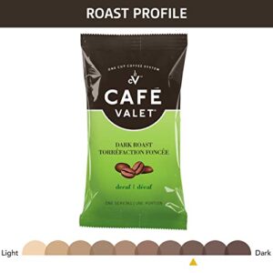 Café Valet Single Serve Individually Wrapped Coffee Packs, Decaf 100% Arabica Coffee, 84 Count