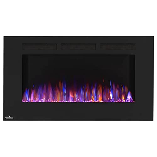 Napoleon Allure 42 inch Wall Mount Electric Fireplace - Black, NEFL42FH