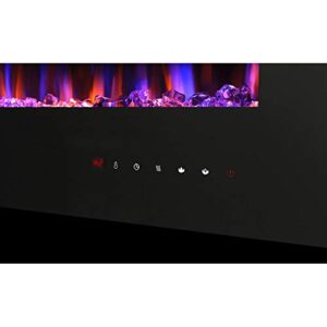 Napoleon Allure 42 inch Wall Mount Electric Fireplace - Black, NEFL42FH