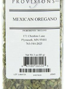 Classic Provisions Spices, Mexican Oregano Dried Whole Leaves – 3oz Shaker – Rich in Flavor for Snacks, Chicken, Salsa, Guacamole, and More