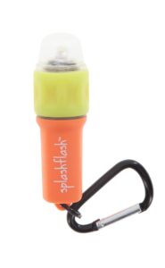 ust splashflash waterproof led flashlight, orange, one size