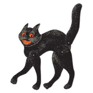 jointed scratch cat - black