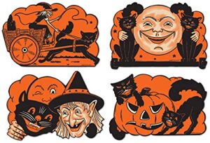 beistle halloween cutouts 9"