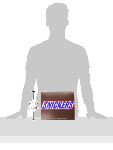 Snickers Single Bar Chocolate Candy, 48 bars of 1.86oz each.