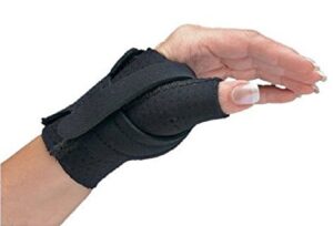 north coast medical comfort cool thumb cmc restriction splint (left meddium)