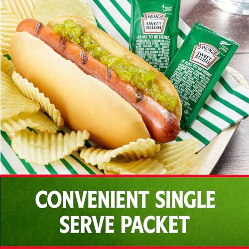 Heinz Sweet Relish Single Serve Packet (0.31 oz [9g] Pouches, Pack of 200)