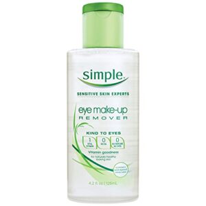 simple kind to eyes eye makeup remover, eye makeup remover, 4.2 oz