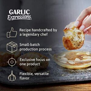 Garlic Expressions Vinaigrette Salad Dressing, Marinade | Non GMO, Vegan, Kosher, Allergen and Gluten Free Garlic Oil Vinaigrette Dressing Made with Hand-sorted Whole Fresh Garlic Cloves | 1 Pack