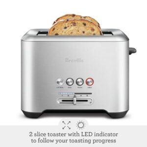 Breville Bit More Toaster 2 Slice BTA70XL, Brushed Stainless Steel