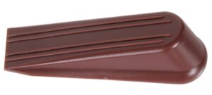 the hillman group 592538 door stop brown 1-1/4-inch, 2-pack