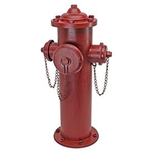 design toscano vintage metal fire hydrant statue large