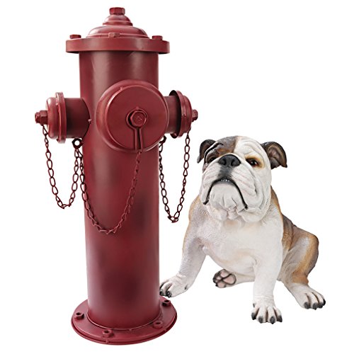 Design Toscano Vintage Metal Fire Hydrant Statue Large