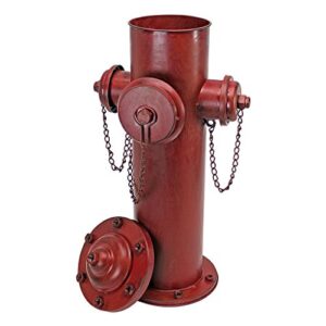 Design Toscano Vintage Metal Fire Hydrant Statue Large