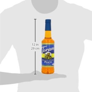 Torani Sugar Free Syrup, Peach, 25.4 Ounces (Pack of 4)