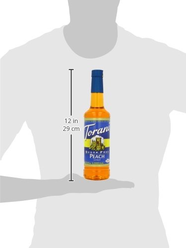 Torani Sugar Free Syrup, Peach, 25.4 Ounces (Pack of 4)