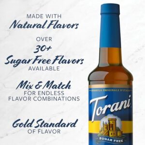 Torani Sugar Free Syrup, Peach, 25.4 Ounces (Pack of 4)