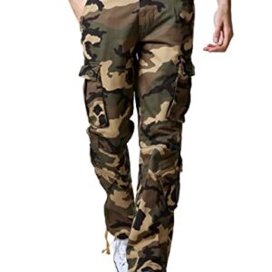 Match Men's Wild Cargo Pants(36,Camouflage)