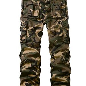 Match Men's Wild Cargo Pants(36,Camouflage)