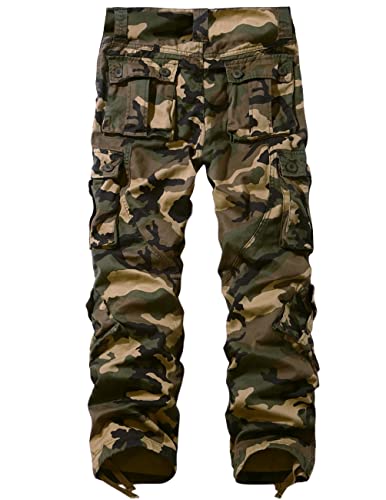 Match Men's Wild Cargo Pants(36,Camouflage)