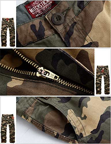 Match Men's Wild Cargo Pants(36,Camouflage)